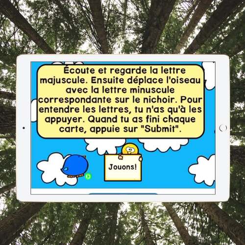 L'alphabet audio | Les majuscules et minuscules cartes Boom | Les oiseaux