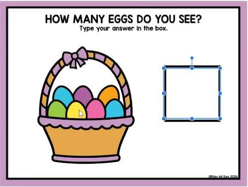 Easter Counting to 10 for Google Slides™ & PowerPoint™ by Play All Day