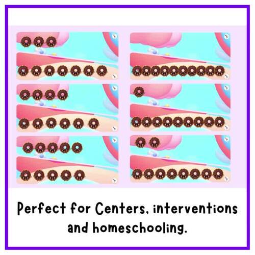 Making ten Math Centers (blue candyland) by 123Miss Poppins | TPT