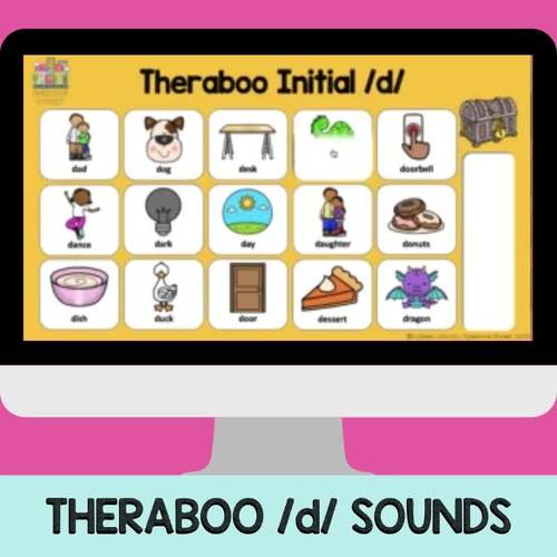 Theraboo D Sounds: No Print Interactive Cariboo Game for Speech Teletherapy