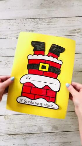 Santa's Stuck Book Companion Writing Craft - Christmas Writing Activities