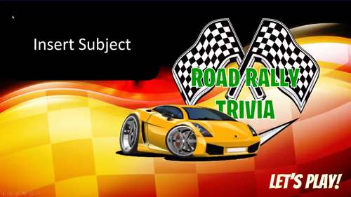 Road Rally Trivia (lite version) by Handy Teaching Tools | TPT