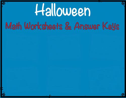 Halloween Themed Kindergarten ELA and Math Worksheets | TPT