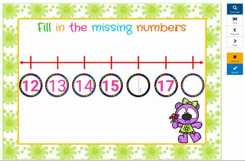 #TOAST23 Spring Math Skip Counting on a Number Line Numbers to 100 Boom ...