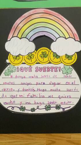 Manualidad y Escritura de Marzo/March Writing Craft by Creative ...