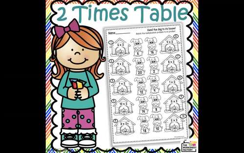 Multiplication Worksheets | Multiplication Practice Times 2 | Teaching ...