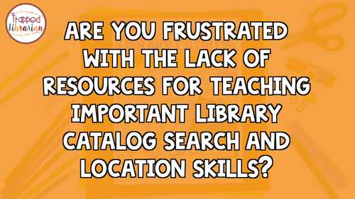 Library Catalog Practice for K - 5 Library Lessons - Elementary Library ...