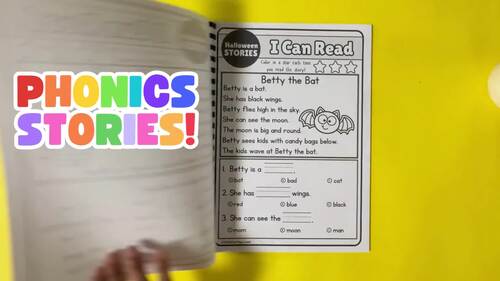 Halloween Reading Comprehension for Kindergarten & First Grade ...