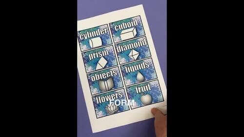ELEMENT OF 3D FORM Bulletin Board Art Classroom Decor 12 form labels ...