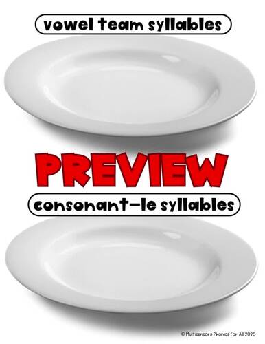 Thanksgiving & Fall Phonics Activities- Syllable Types, Vowel Sounds ...