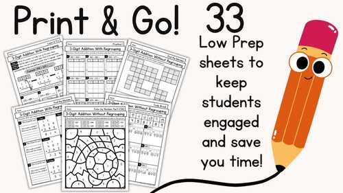 Fun 3rd Grade Addition with Regrouping Worksheets 3 Digit Addition ...