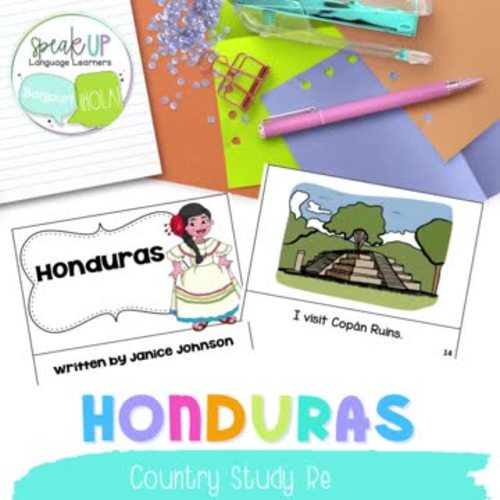 Honduras Country Study Reader & Activities Print & Digital with Audio ...