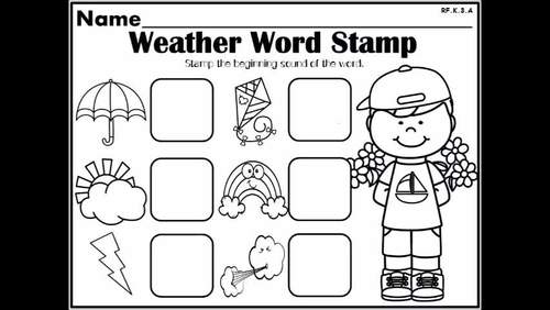 April Kindergarten Language Arts Packet - Common Core Aligned | TPT