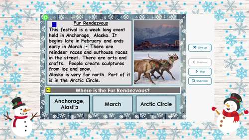 Winter Festivals Around the World (Boom Cards with Audio Support)