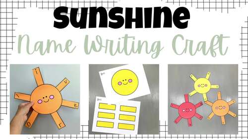 Sun Craft by Create 25 Printables | TPT