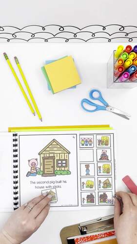 The Three Little Pigs Adapted Book - Fairy Tale Adapted Book | TPT