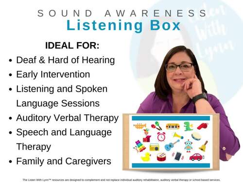 A Listening Box DIY Listening Language Sound Awareness DHH Hearing Loss