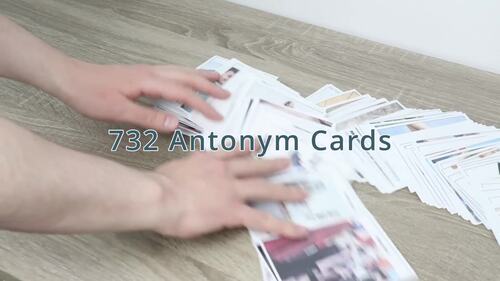 Opposite Words Flashcards, Opposites Matching Cards, Antonyms Flashcards