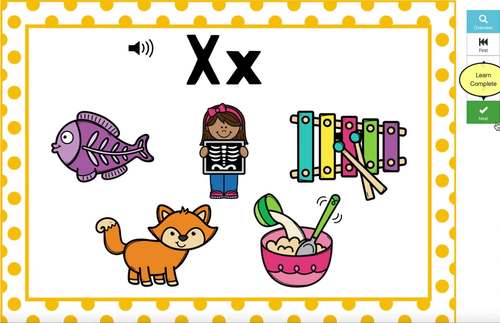 Letter Xx with Boom Cards™ | Digital by Just Julie Shop | TPT