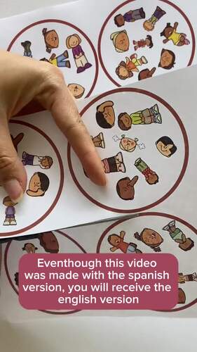 Finding emotions spot it game - attention and processing speed. | TPT