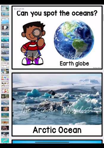 Ocean Posters 43 Lesson Slides Sea Creatures NO PREP Classroom Activities