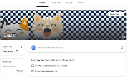 Animated Google Classroom Headers (Cats!) Banners - Distance Learning