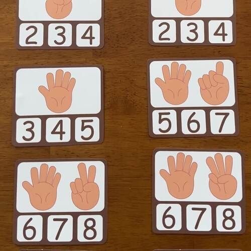 Fingers Counting and Clip Cards, Busy Bag Activities, Toddler ...