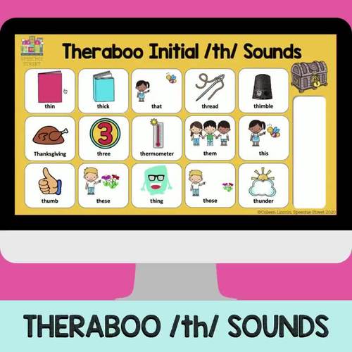 Theraboo TH Sounds: No Print Interactive Cariboo Game for Speech ...