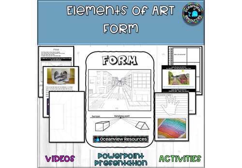 ELEMENTS OF ART-FORM by Oceanview Resources | TPT