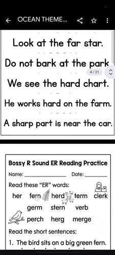 Bossy R Controlled Vowels Fluency Practice Reading Worksheets Phonics ...
