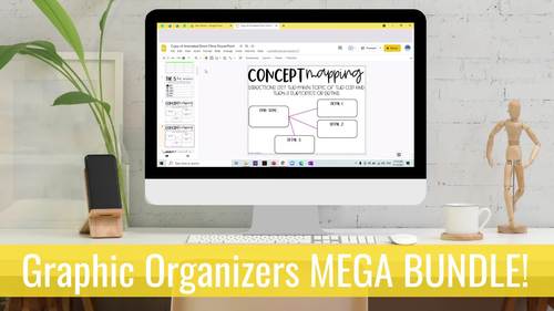 Digital Graphic Organizers for Reading Strategies and ELA BUNDLE