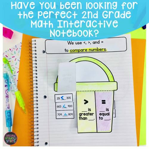 Second Grade Math Interactive Notebook - 2nd Grade Math Interactive ...