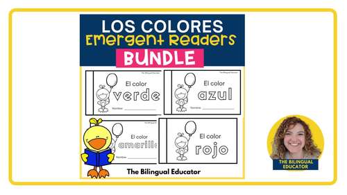 Mini-Book The Color Red in Spanish | El color rojo librito en Español