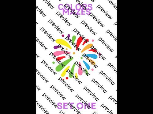 Colors Puzzles Bundle Basic Shades Nature 2nd 3rd 4th 5th Grade | TPT