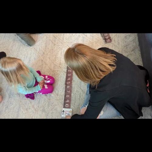 Worm Springtime Number Line More Than Less Than Circle Time Squeeze Game