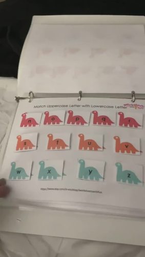 Dinosaur Theme Busy Book Printable, Busy Binder, Toddler Busy Book, T-149