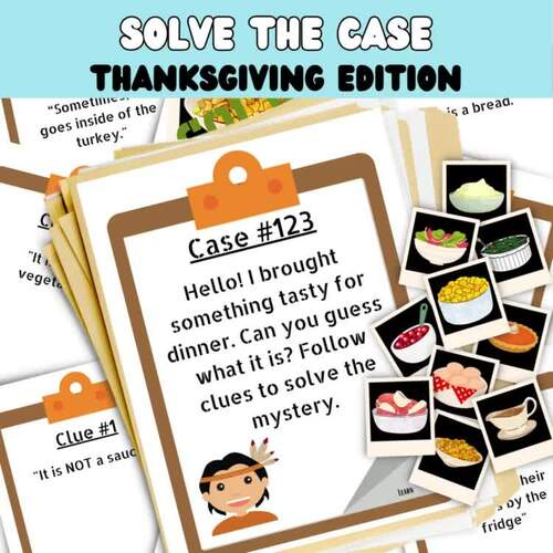 Thanksgiving Game | Solve the puzzle | Logical reasoning | Analyze text