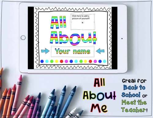 All About Me - Digital and Printable! by Elise's Classroom Pieces