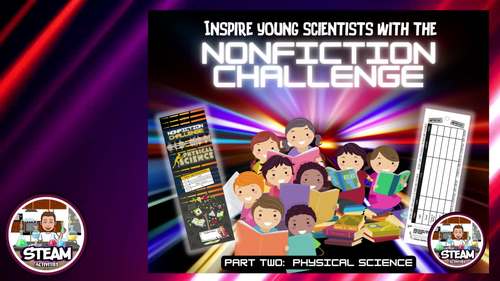 Physical Science Printable Bookmark Nonfiction ELA Reading Challenge Game
