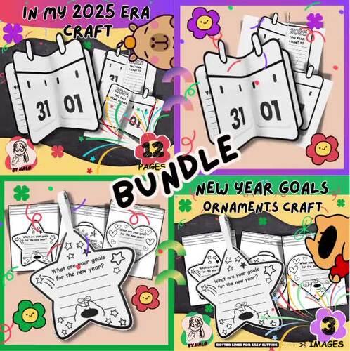 In My 2025 Era & New Year Goals Ornament Craft - BUNDLE by Halo.PJProjects