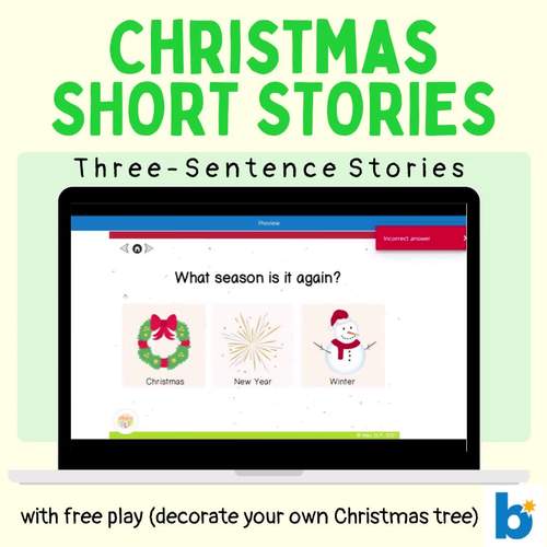 Christmas Short Stories Boom Cards™ by Mau SLP | TPT