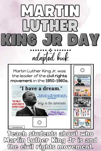 Martin Luther King Jr Activity - Black History Month Activity Special ...