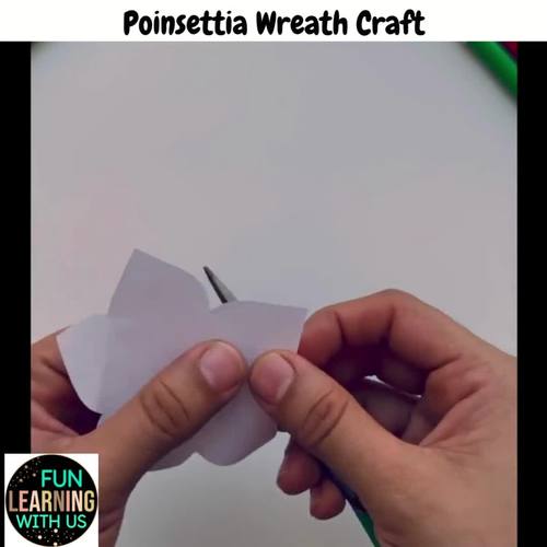 Las Posadas Poinsettia Wreath Craft | Holidays Around the World Activity