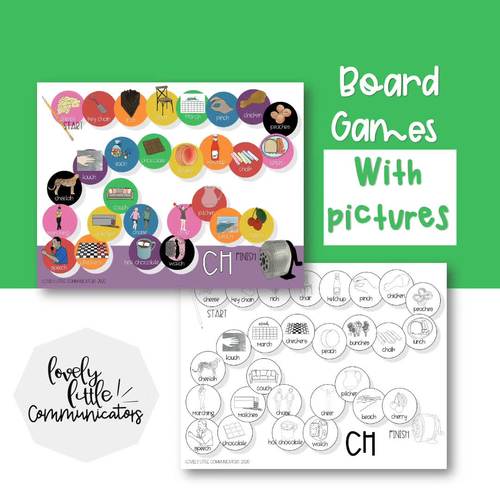 Pencil Themed "CH" Words Speech Articulation Activities | TPT