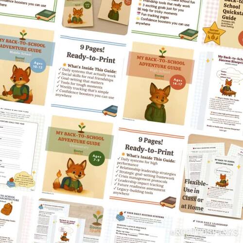 Back to School Life Skills Bundle | All Ages K-12 SEL Workbooks by ...