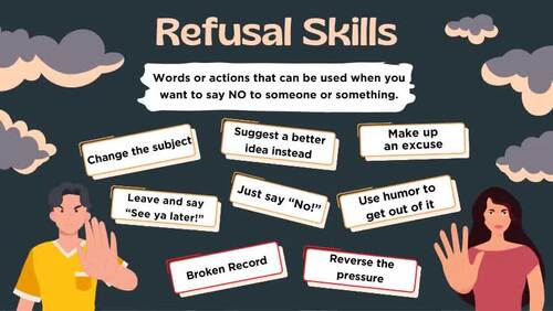 Decision Making: Peer Pressure & Refusal Skills by Mr. Brown's Health Class