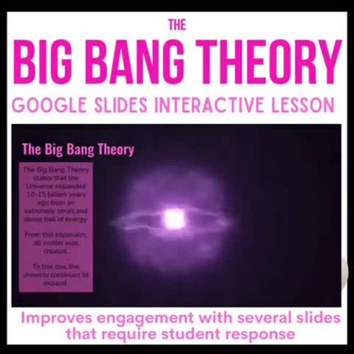 The Big Bang Theory - Google Slides Interactive Lesson by Laney Lee