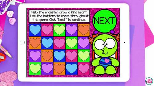 Valentine's Day Math Games for Kindergarten by Simply STEAM | TpT