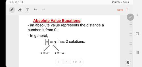 Mini Video Lesson: Solve Absolute Value Equations by Mr Ciskos PIoneer Math