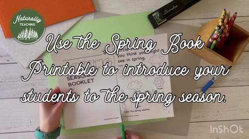Spring Book Printable by Naturally Teaching | TPT